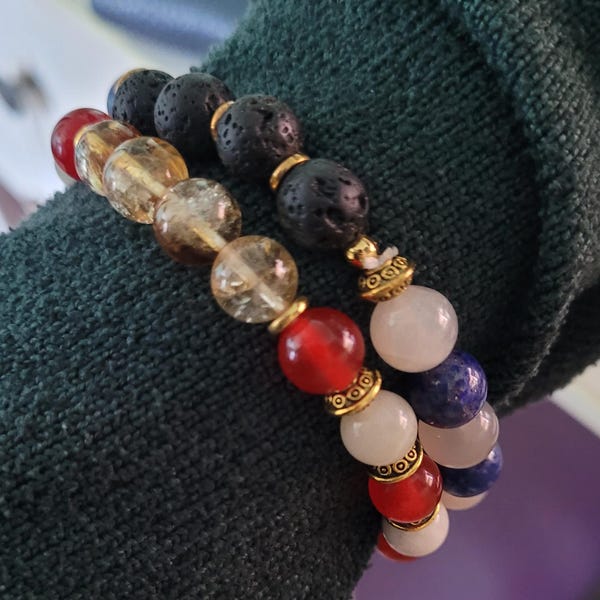Ffxiv Shadowbringers & Endwalker Crystal Character Bracelets - Etsy