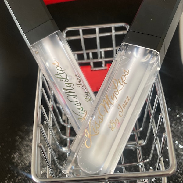 Lip Gloss Labels | Clear Lip Gloss Stickers | Cosmetic Labels | Clear ...