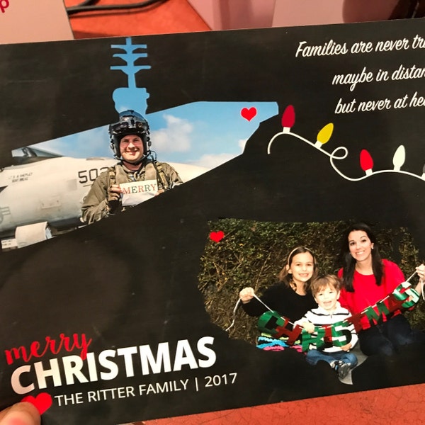 Christmas Card, Photo Christmas Card, Photo Holiday Card, Double Sided ...