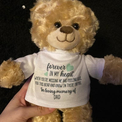 Memory Bear, Loss of Father, Loss of Loved One, Condolence Gift ...