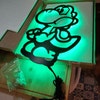 Yoshi Led Sign Wall Art Decor Glow in the Dark Wall Art Kids Room Decor ...