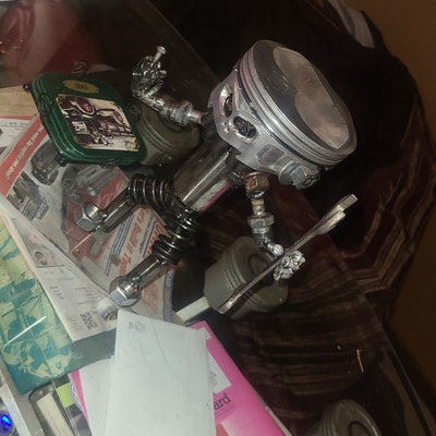 Made to Order Piston Figure Hot Rod Driver - Etsy