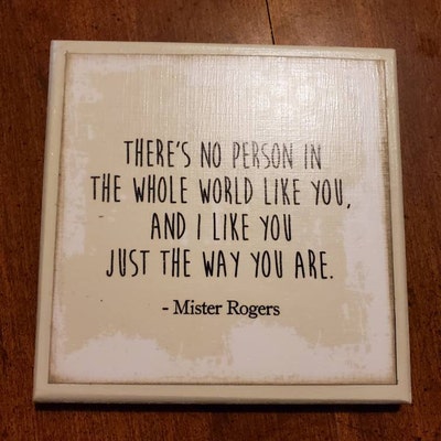 Mister Rogers Artwork I Like You Just the Way You Are Inspirational ...