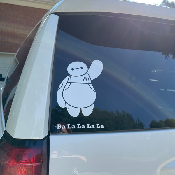 Baymax Ba La La La La Big Hero 6 Decal Car Mac Mug - Etsy