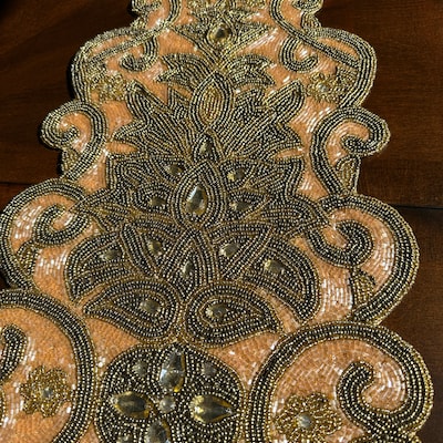 Handmade Bead Table Runner Easter Egg and Bunny Beaded - Etsy