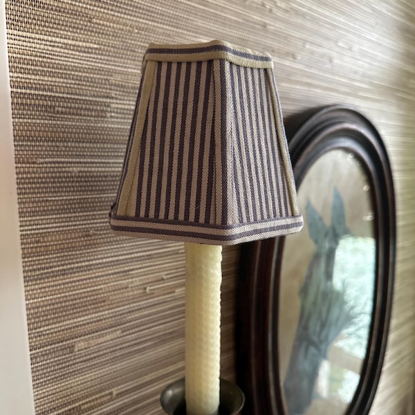 Grandma Moses Bridge Lamp Shade, Lampshade Threads Onto Floor Lamp ...