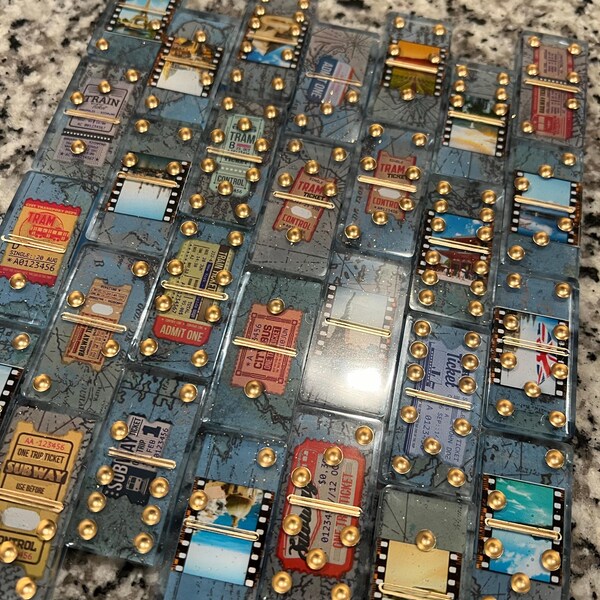 Beach Theme Domino Set - Etsy