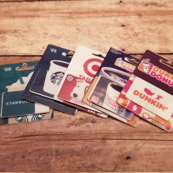 1:6 Mini Pretend Gift Cards That Hang - Etsy