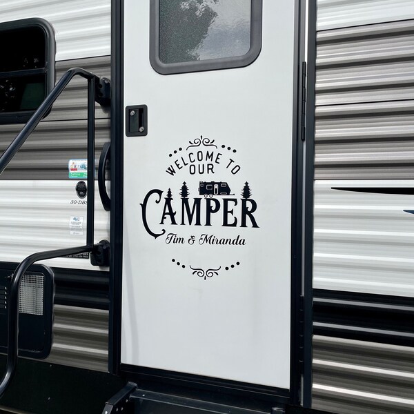 Camper Decal Outdoor Decals Vinyl Decals Pop up Camper Decal Camping ...