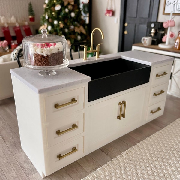 1:12 Empty Roombox NON-MAGNETIC 1/12 Scale Modern Mini Doll House ...