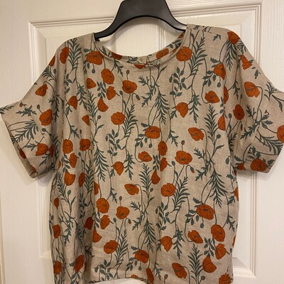 Box Top Pattern Oversized Blouse Lou Box Top PDF Sewing Pattern DIY ...