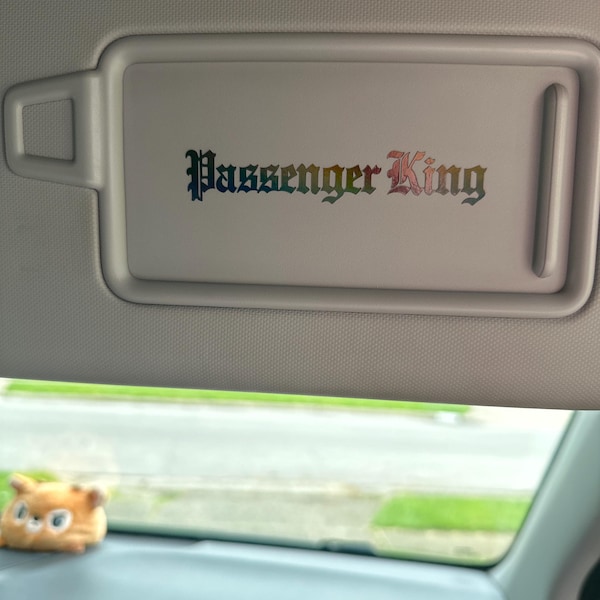 Passenger Prince Vinyl Decal | Car Window Rearview Mirror Bumper ...