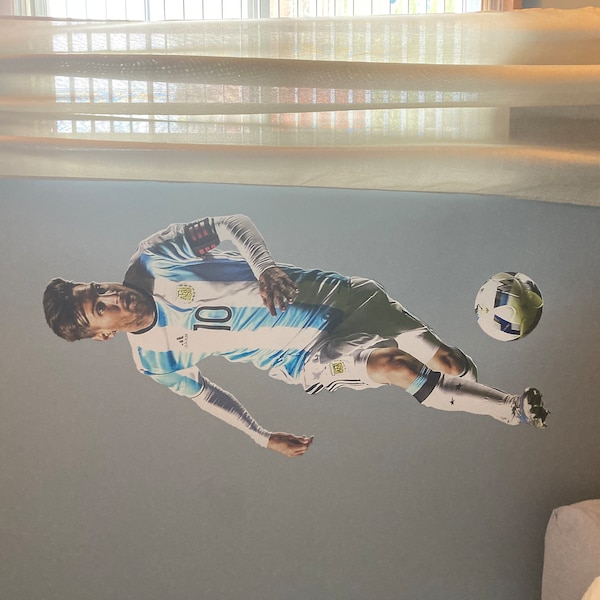 Lionel Messi, Argentina, Soccer, Futbol Fathead Style Wall Decal ...