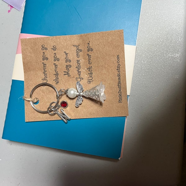 Guardian Angel Keyring ,guardian Angel Keychain, Guardian Angel Gift ...