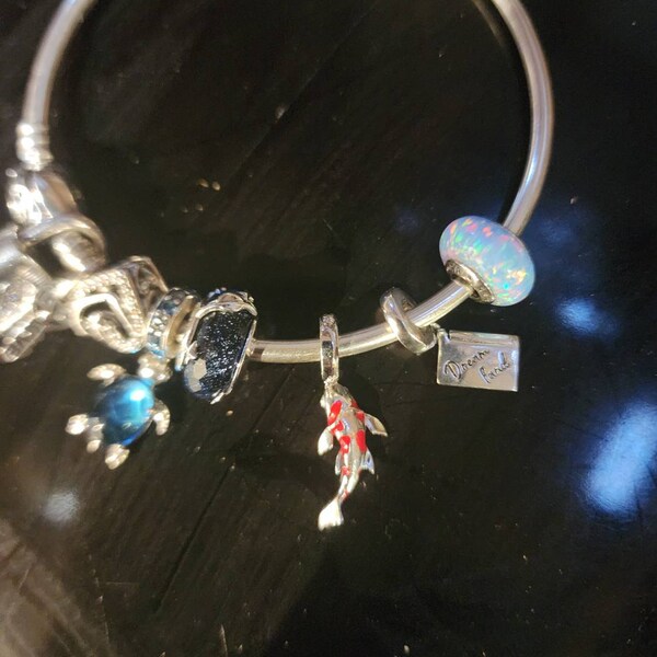 Sparkly Initial Charms, Letter Charms, A-Z Charms, Genuine 925 Silver ...