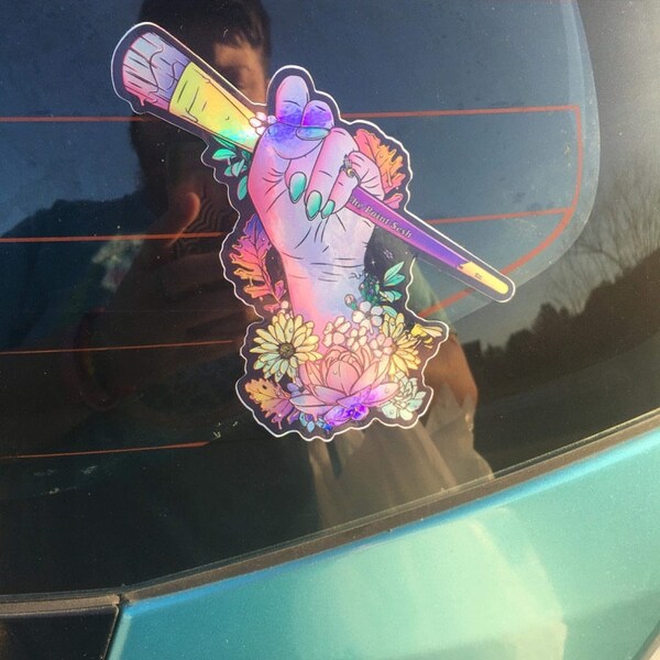 Creative Magic Holographic Sticker - [ Colorful Artist Sticker | Gifts ...