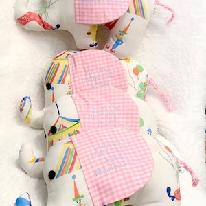 Keepsake Memory Puppy From Upcycled Clothes or Blanket/birth Stat Puppy ...