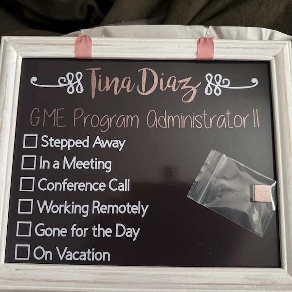 Cubicle Office,cubicle Decor,cubicle Sign,name Sign for Cubicle,at ...