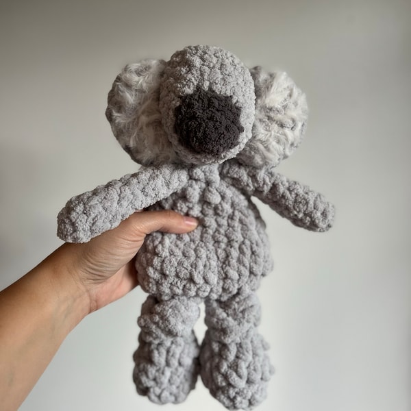 MINI Koa Koala Knotted Lovey — Crochet Koala PATTERN - Etsy