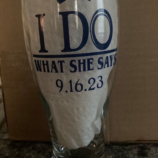 Personalized Wedding Gift for Couple, Bride and Groom Gift, I Do and I ...