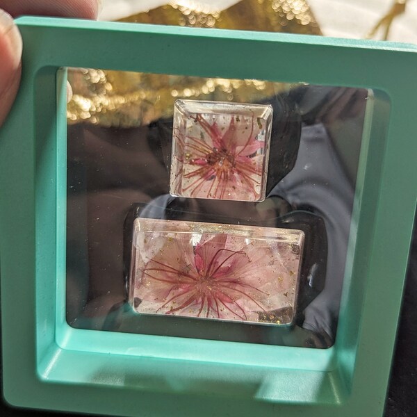 Epoxy Resin Gold Foil Keycaps Set for Mechanical Keyboard Unique ...