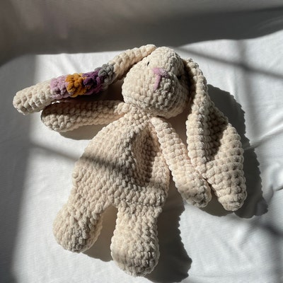 Sleepy Bunny Rag Doll Crochet PATTERN / Pattern Only / Crochet Pattern ...