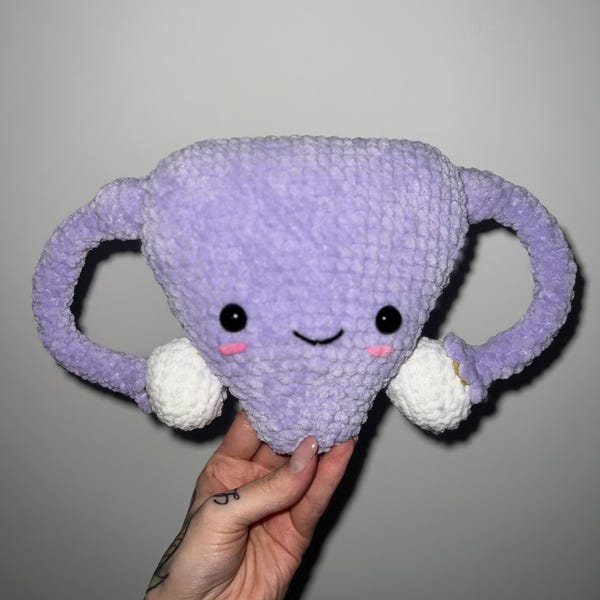 Anatomical Uterus Crochet Pattern! PATTERN ONLY Instant DOWNLOAD ...