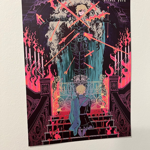 Dimitri Gothic Horror FE3H Fire Emblem Three Houses A4 Print - Etsy