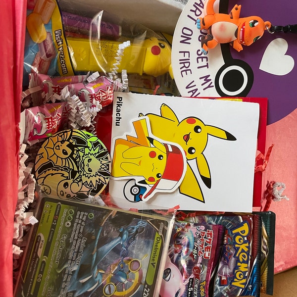 Pokemon Gift Box - Valentine’s Day, Party, Congratulations, Birthday ...