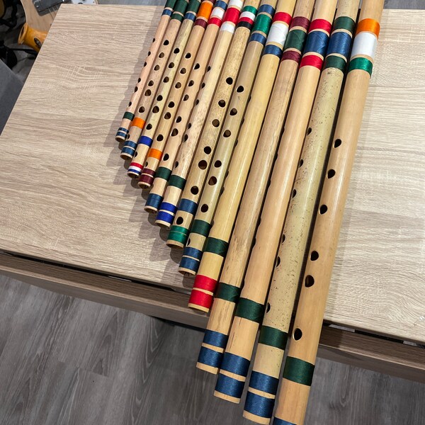 Flutes, Bansuri Set 13ps From F Natural Bass to F Medium Scale 440hz ...