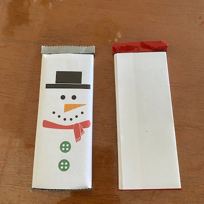 Snowman Candy Bar Wrappers Printable Snowmen Candy Wrappers Christmas ...