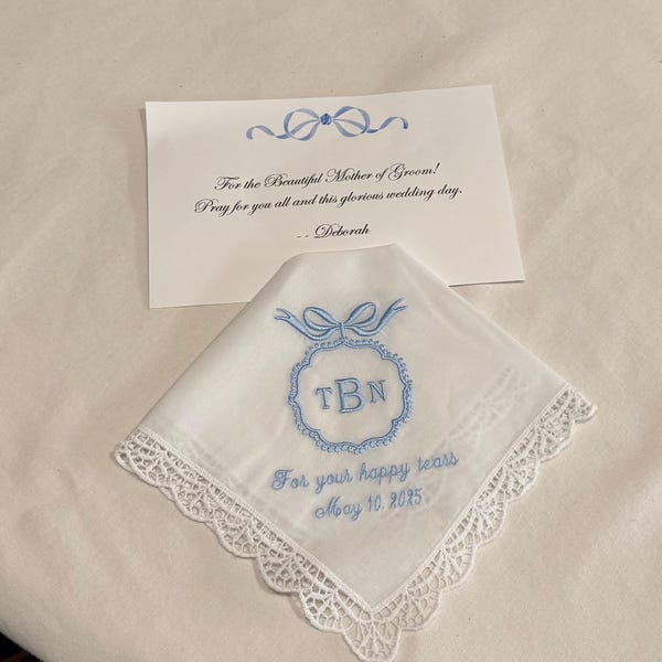 Mens Embroidered Handkerchief With Cross, Religious Handkerchief for ...