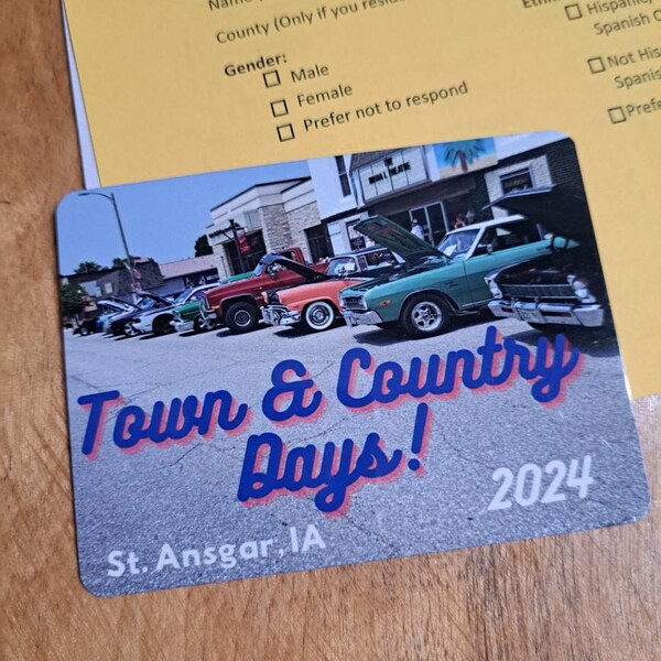 Custom Car Show Dash Plaques: Full Color Printed Metal (120 Pieces) - Etsy