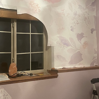 SAMPLES Carly Wall Flowers Pastel Colors Corners Border Frame - Etsy