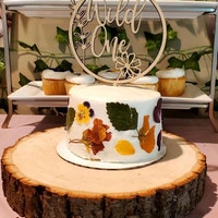 Wild One Flower Cake Topper, Wildflower Baby Shower, Floral Birthday ...