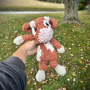 MINI Clemmie Cow Knotted Lovey Crochet Cow PATTERN - Etsy