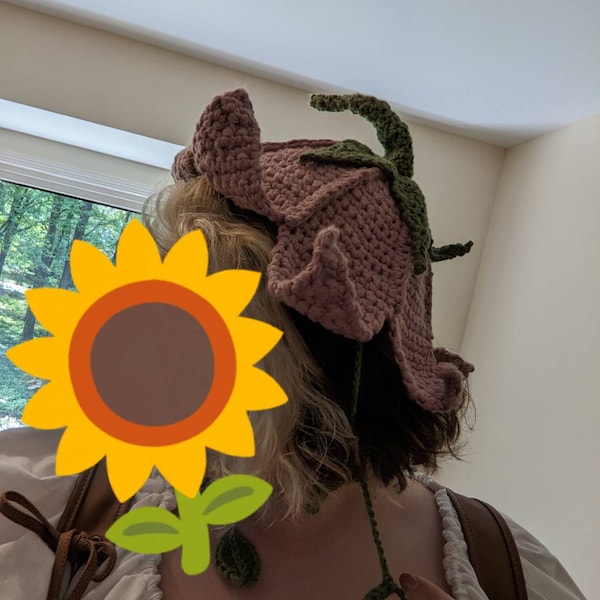 Fairy Flower Hat Crochet Pattern PDF - Etsy