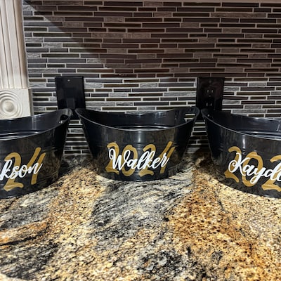 Personalized Gift Basket for Cheer Leader Bucket Senior Night Cheer Pom ...