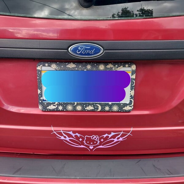 Mifffy Bunny Tramp Stamp Decal Cute Car Sticker Cute Bumper Sticker ...