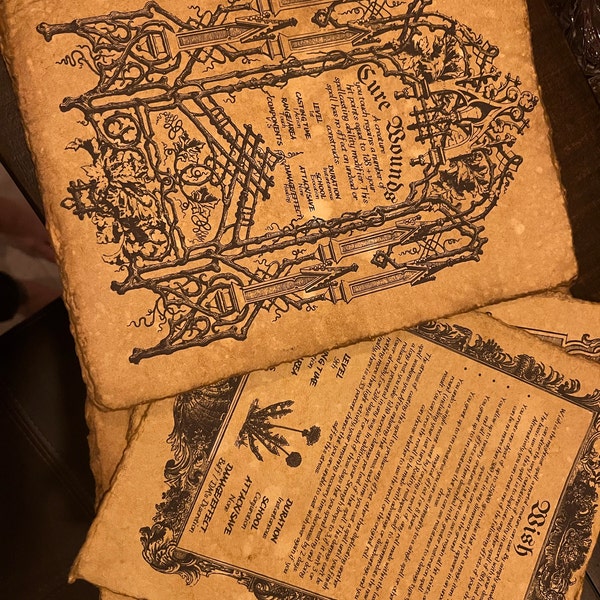 Parchment Spell Scroll Props for Dungeons and Dragons - Etsy