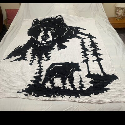 Harley-davidson Crochet Afghan Pattern Graph - Etsy