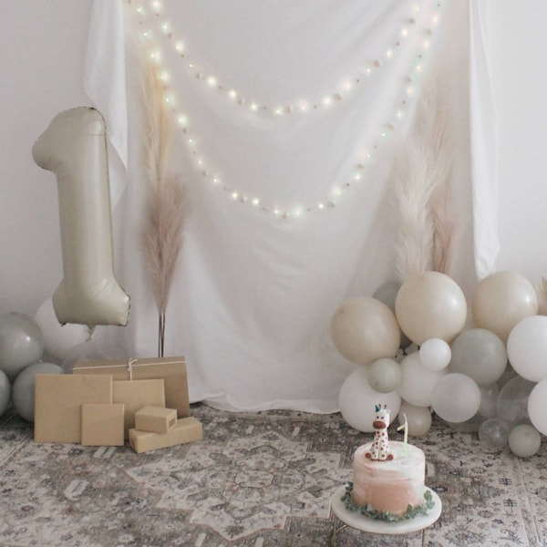 Neutral Tone Latex Balloons: Stone, Sand, Clear - Party Decorations - Etsy