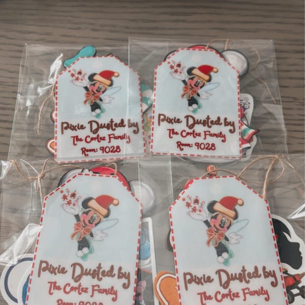 Pixi Dust Christmas Tag ,dusted Tag,you Have Been Dusted by Tag,fish ...