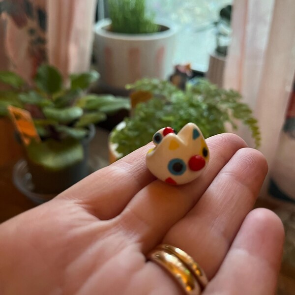 Snorlax Handmade Clay Worry Stone Figure - Etsy