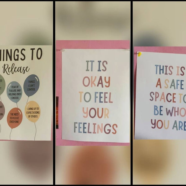 Therapy Office Decor DBT Bundle Mindfulness BPD Trauma Therapy Tools ...