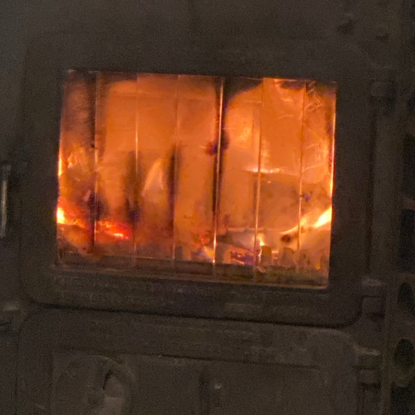 Deluxe 16" Repose Wood Pellet Fire Logs Open Face , Deluxe Set Free S/H ...