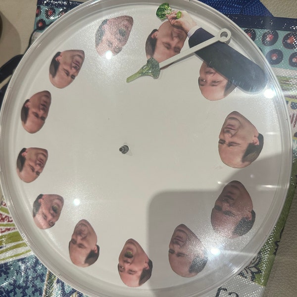 Kevin Malone Broccoli Clock - the Office Funny Gag Gift Decor - Etsy