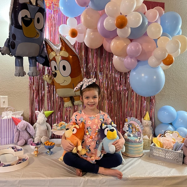 Bluey Balloon Garland | Bluey Daisy Balloon Arch | Bluey Party Decor ...