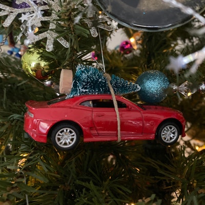 Ford Ranger Raptor Truck Carrying Christmas Tree2019 Red Ford - Etsy