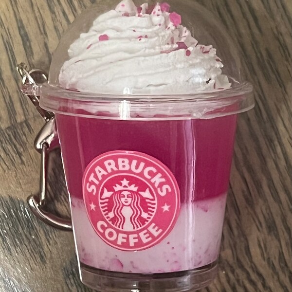 Limited Edition Mini Starbucks Fruity Refreshers Keychains - Etsy